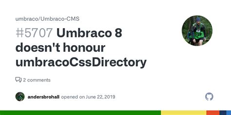 Umbraco Doesn T Honour UmbracoCssDirectory Issue Umbraco Umbraco CMS GitHub