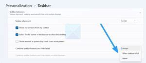 How To Never Combine Taskbar Buttons On Windows 11