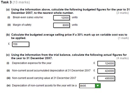 Aat Mock Exam 2 Task 3 Fixed Costs Question Sept 2021 Version — Aat