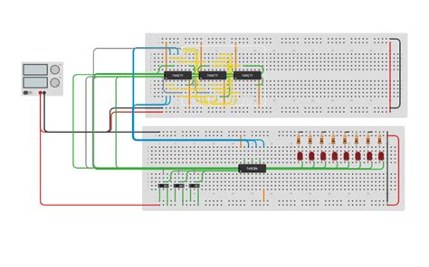 Circuit Design 3 To 8 Decoder Tinkercad