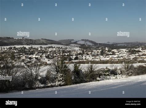 Snow Comes To The South Downs National Park And Findon Valley North