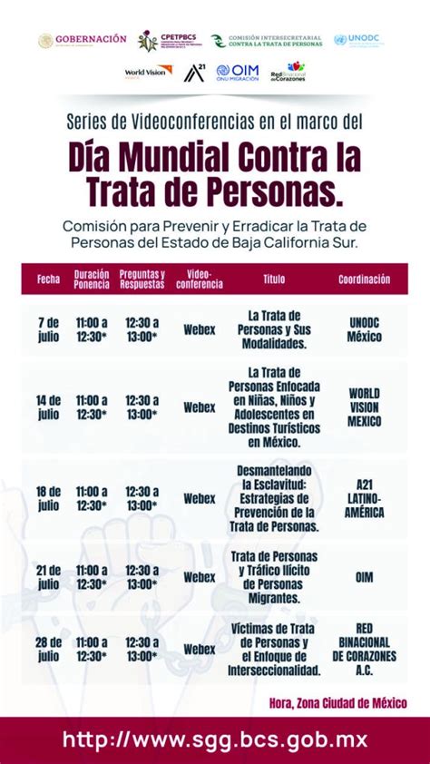 Imparten Videoconferencias En El Marco Del DÍa Mundial Contra La Trata