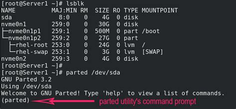 Linux Disk Management With Parted Command