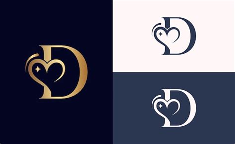 Premium Vector Beauty Logo Design Love Spa Massage Letter D