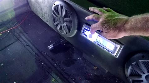 LED Lights Strips In Jon Boat For Catfishing YouTube