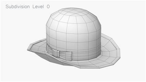 중산모 대표성 3d 모델 9 Fbx Ma Obj Free3d