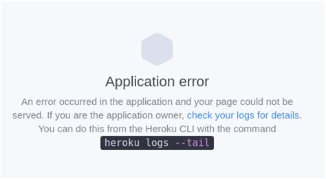 Application Down Heroku Application Error · Issue 63 · Jedfoster