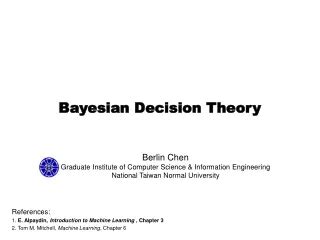 PPT Lecture Bayesian Decision Theory PowerPoint Presentation Free Download ID