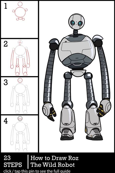 How To Draw Roz The Wild Robot Drawing Guide In 2025 The Wild Robot
