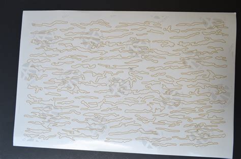 TREE BARK CAMO 2 Pack Camo Stencils For Your Camouflage Painting Needs