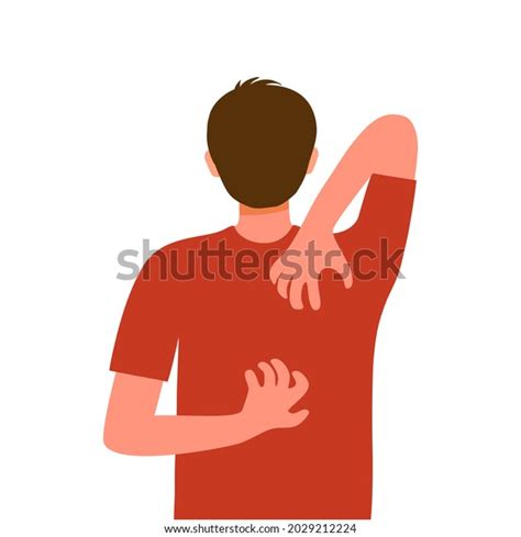 71 Man Back Itchy Stock Vectors and Vector Art | Shutterstock