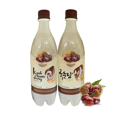 60 Korea Kook Soon Dang Makgeolli Rice Cooking Wine Chestnut Flavor 25 3fl Oz