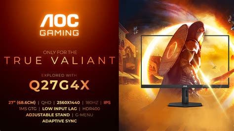 AGON by AOC G4 serisine eklediği yeni AOC GAMING Q27G4X oyun monitörünü duyurdu CHIP Online