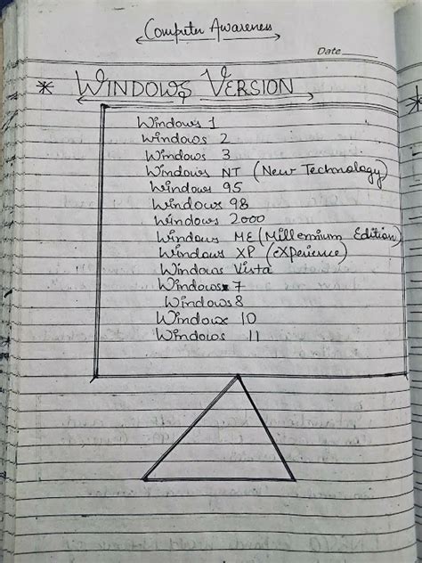 windows version computerawareness computer knowledge learning