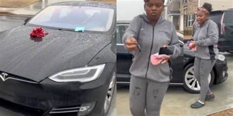 Mom Surprises Ungrateful Daughter With Brand New Tesla For Her 16th