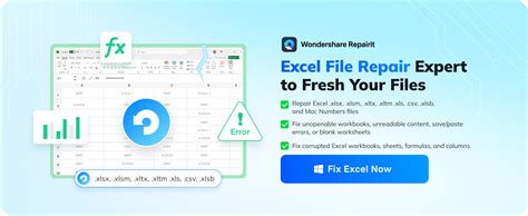 Professional Excel File Repair Tool Fix Corrupted Files Smart And Fast