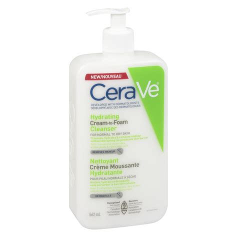 Cerave Hydrating Cream To Foam Cleanser To Removes Makeup