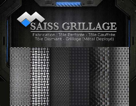 Saiss Grillage 1 MÉtal DÉployÉ TÔles PÉrforÉe