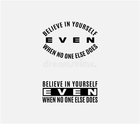 believe in yourself motivational typography art in circular design