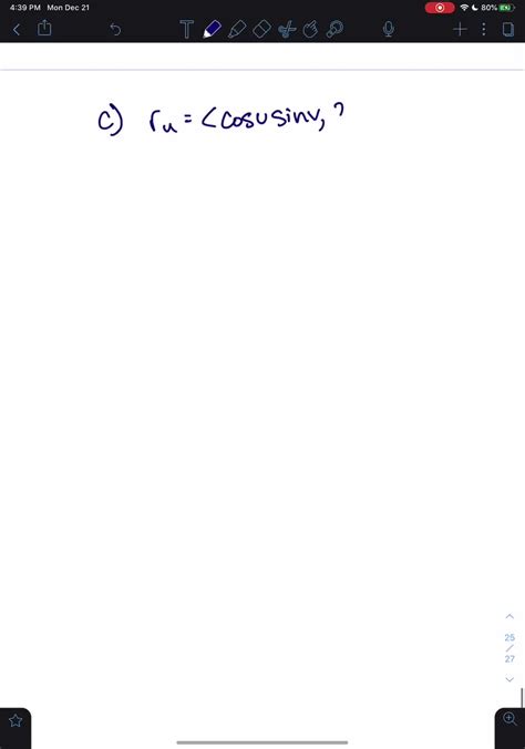 Solved A Show That The Parametric Equations X A Sinu Cosv Y B Sinu Sinv Z C Cosu 0