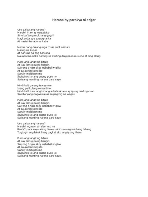Aking Prinsesa Lyrics Philippin News Collections