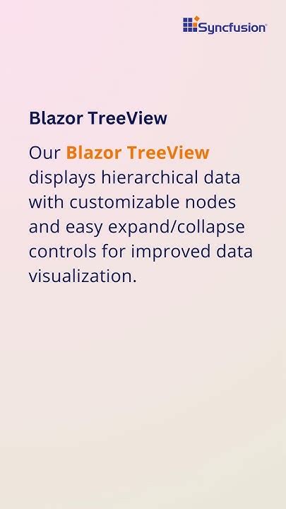Display Hierarchical Data Using Blazor Treeview Youtube