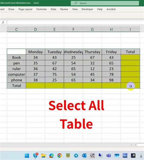 Excel Shortcut Quickly Sum Data Using Alt 🏆 Easy Excel Tips For