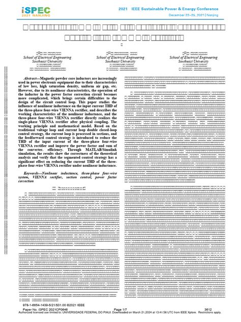 Research On Thd Optimal Control Of Three Phase Four Wire Vienna
