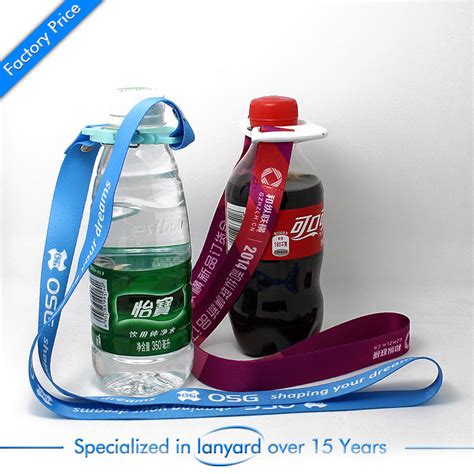 Wholesale Heat Transfer Printed Custom Bottle Holder Lanyard From China