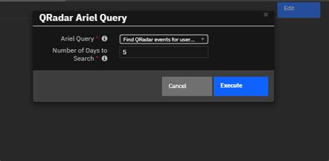 Is Is Possible To Populate AQL Results From Qradar In A Data Table IBM QRadar SOAR
