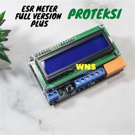 Jual ESR METER SMART TESTER DIGITAL DIGITAL ESR METER Esr Meter PLUS PROTEKSI MUATAN ELCO