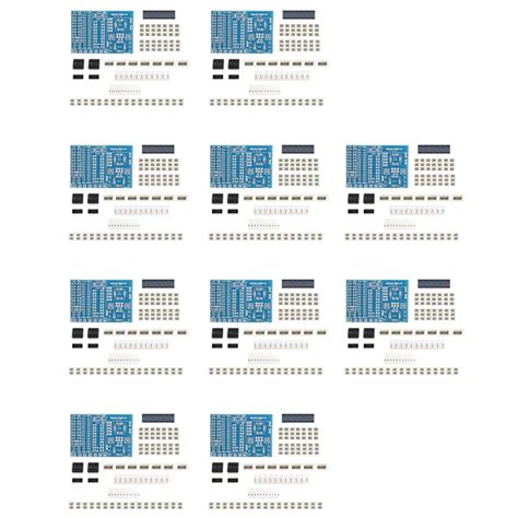 10 Sets Welding Practice Circuit Board Kit For Smt Skill Training 110 Components Set Diy Welding