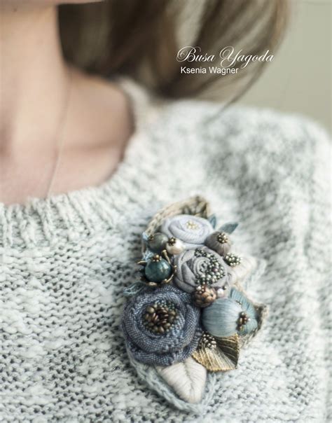 Брошь ручной работы На крыльях весны Fabric Flower Brooch Fabric Flowers Fabric Flowers Diy