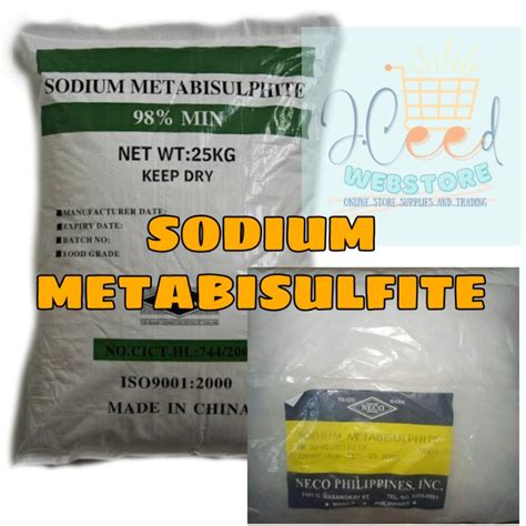 Sodium Metabisulphite 1 Kilo Food Grade Shopee Philippines