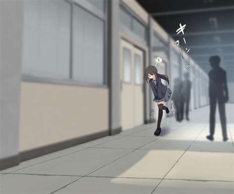 授業終了まで頑張って耐えたけれどトイレに間に合わなかった女の子【キャラクターイラスト3枚α差分】 By わたからし From