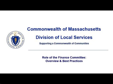 The Committee On Finance What Is Its Primary Function Commons
