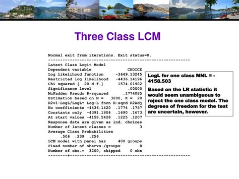 Ppt 13 Latent Class Logit Models Powerpoint Presentation Free Download Id 2412369