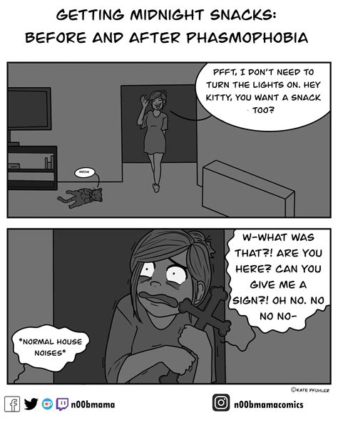 Getting Midnight Snacks Before And After Playing Phasmophobia R