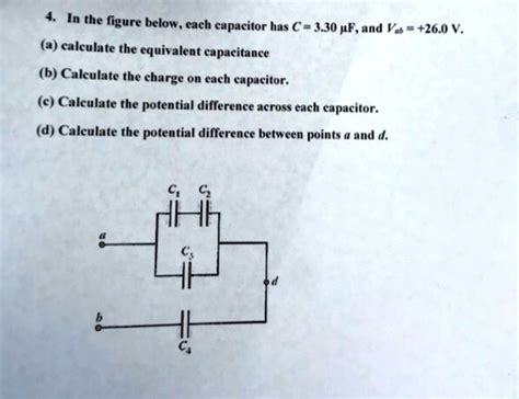 Solved Please Help A Calculate The Equivalent Capacitance B