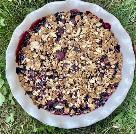 Blueberry Lemon Crisp The Cardiac Cuisine