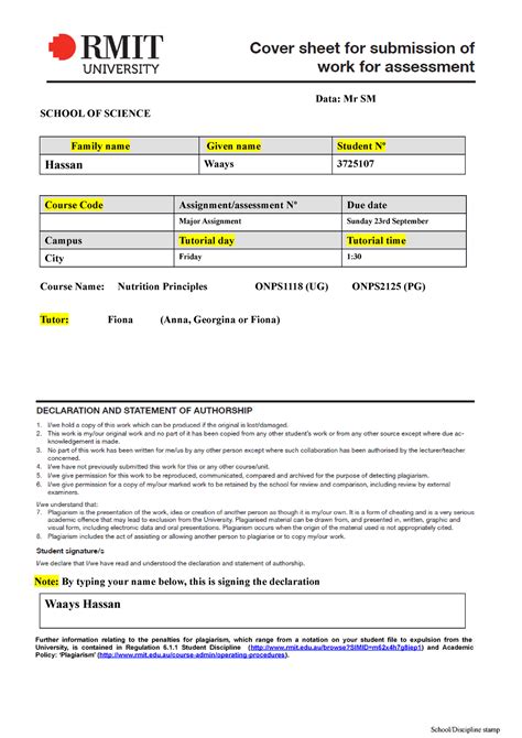 Major NP Assignment Data Mr SM Babe OF SCIENCE Family Name Hassan Babe No Waays 3725107