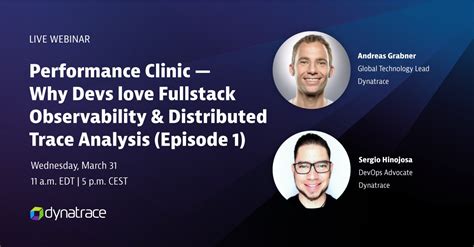Dynatrace On Linkedin Performance Clinic Why Devs Love Dynatrace Fullstack Observability