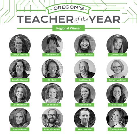 Oregon Teacher Of The Year Program Celebrates 16 Regional Winners