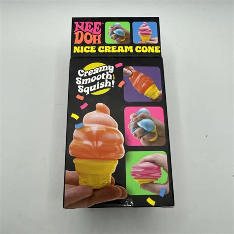 Pink Needoh Nice Cream Cone Ice Cream Squishy Toy 2026 Nee