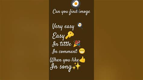 Can You Find Imoge 🎉 Youtube