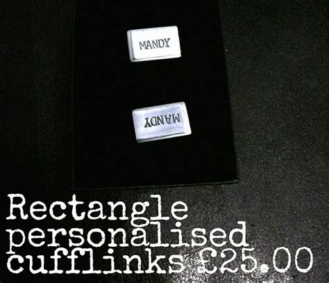 Custom Initials Cufflinks