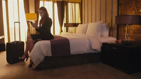 Business Travel People Traveling Working Hotel Stock Footage Video 100