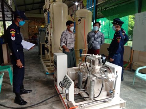 ဒေးဒရဲမြို့နယ် အောက်ဆီဂျင်ထုတ်စက်ရုံအား မီးဘေးလုံခြုံရေးဆိုင်ရာ အစီအမံမ