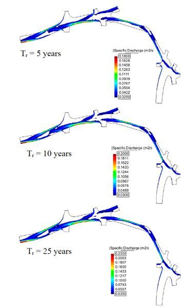 Two Dimensional Hydrodynamic Analysis Of Surface Drainage On An Urban Road