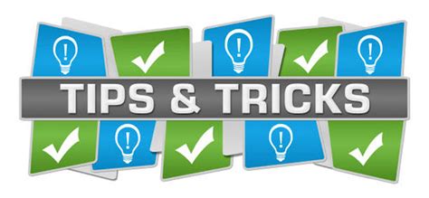 tips and rules of thumb